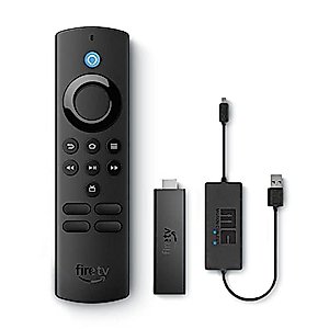 Amazon Fire TV Stick Lite Essentials Bundle with USB Power Cable