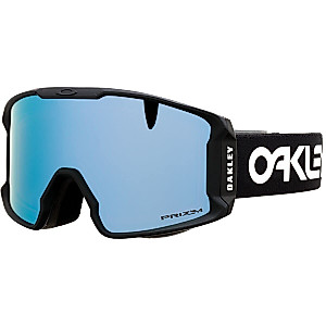 Oakley Line Miner XM Factory Pilot Snow Goggle, Mid-Sized Fit, Factory Pilot Black/Prizm Snow Sapphire Irid, Medium