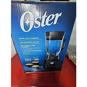 Oster Blender Texture-Select 9 Spd 64 Ounces 1200 watts- Black