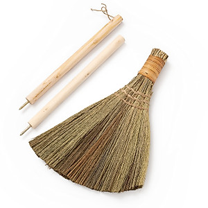 TTS Replacement Wood Handle, Durable Wood Broom Handle for Cleaning and Sweeping, Efficient Cleaning and Storage