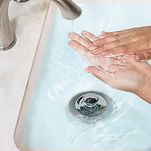 Upgrade Bathtub Drain Stopper, Tub Stopper, Bathtub Drain Plug, Universal Bathroom Sink Stopper, Bath Tub Stopper, Drain Cover Shower Accessories Replacement Jets Faucet Home Topper(Patent Pending)