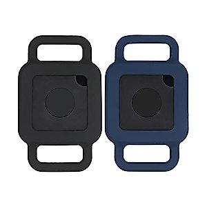 [2 Pack] Dog Collars Holder Compatible for Tile Pro (2020 & 2018) Case,Pet Id Tag Case Cover for Tile Pro Tracker ,Dog Collar Attachment for Item Finder Location Tracker，Birthday Party Supplies