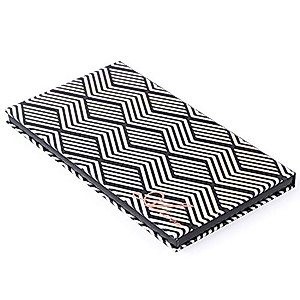 Allwon Magnetic Palette Black Empty Makeup Palette with Mirror and 20Pcs Adhesive Empty Palette Metal Stickers for Eyeshadow Lipstick Blush Powder