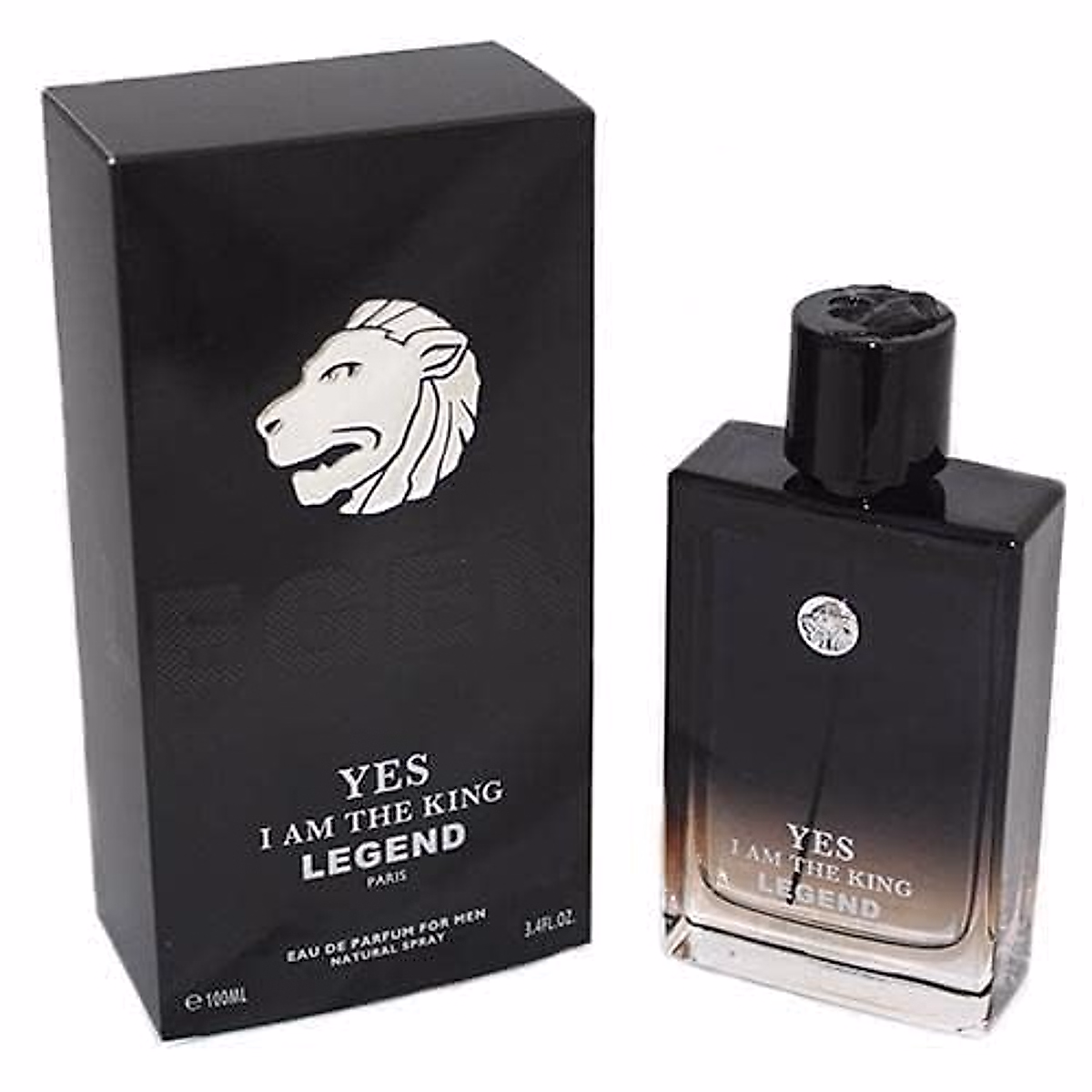Geparlys Yes I Am The King Legend Eau De Parfum Spray For Men, 3.4 Ounce