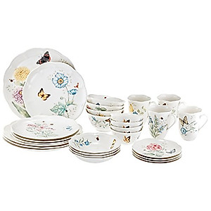 Lenox 865075 Butterfly Meadow 28-Piece Dinnerware Set