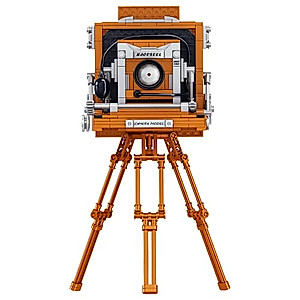 NC Uvini Building Blocks Camera, DIY STEM Toys, Building Construction Brick Set Best Gift for Adult, Teens, Collectible Model Old Style Retro Camera Digital Camera to Build 694pcs