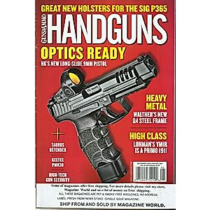 GUNS & AMMO HANDGUNS MAGAZINE, GREAT NEW HOLISTERS FOR THE SIG DEC, 2020 JAN,21