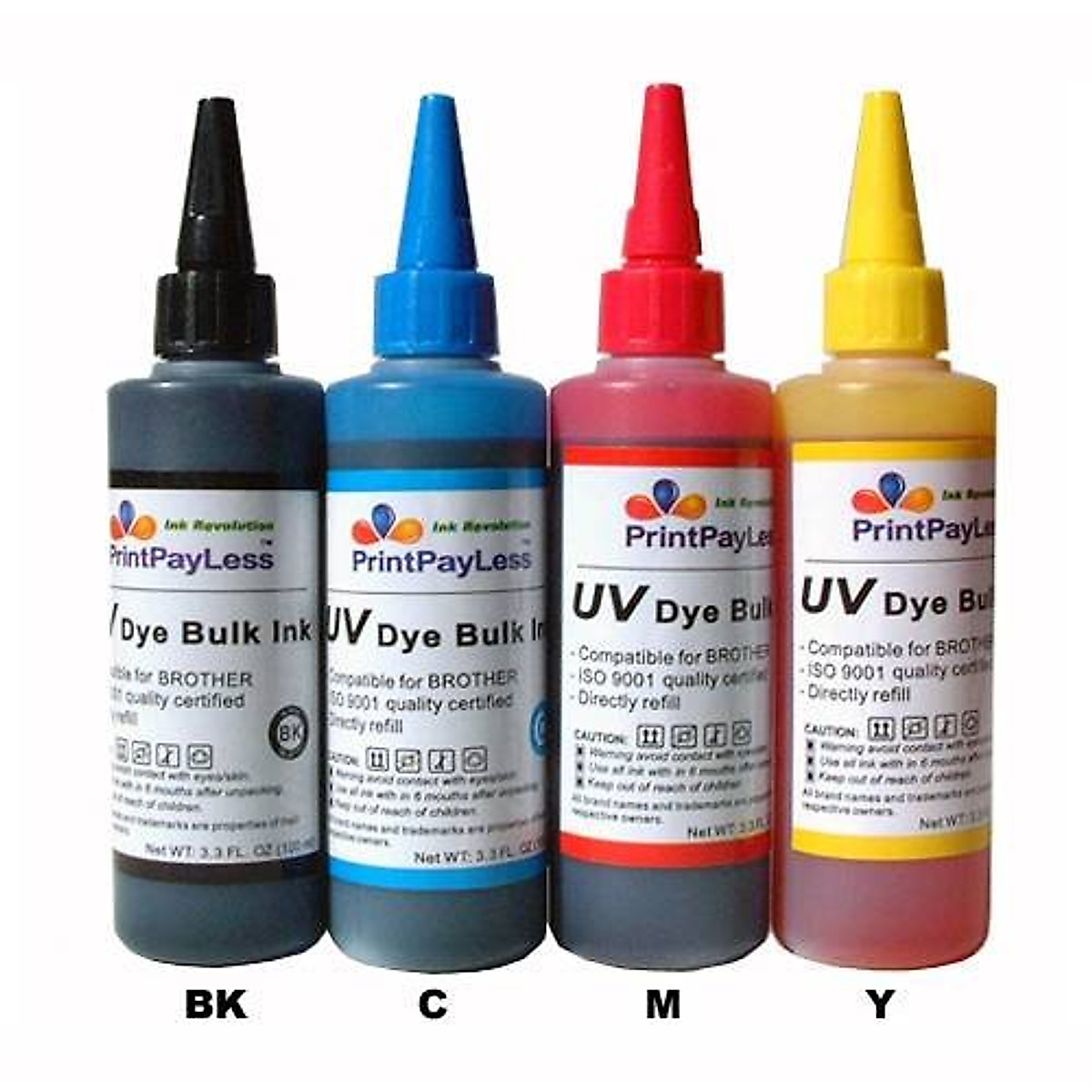 INKUTEN® Pre-filled Refillable Ink Cartridges for Brother LC71 LC75 LC79 cartridges + 400 ml
