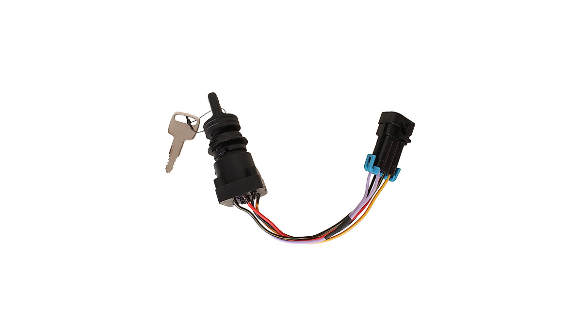 Boat Engine Ignition Key Switch 3-Position Mercury Marine Part