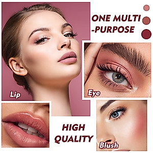 Matte Nude Lipstick Lip Stain Velvet Smooth Lip Stick Waterproof Long Lasting Lip Gloss,Moisturizer Non-Stick Cup Highly Pigmented Natural Lipstick Lip Color Lip Makeup,Perfect Lipstick Gift- Nude