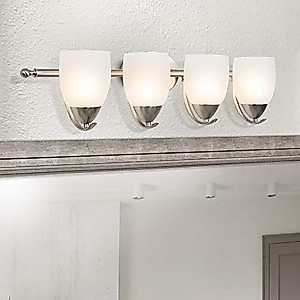 Yosemite Home Decor 1261-4V-BN 4 Light Vanity Light, Brushed Nickel