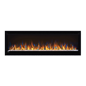 Napoleon Alluravision 50 - NEFL50CHS - Slimline, Wall Hanging Electric Fireplace, 50-in, Black, Crystal Ember Bed, 3 Flame Colours, Remote Included