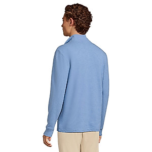 vineyard vines Men's Saltwater Quarter-Zip Pullover Sweater, Hull Blue, XX-Large