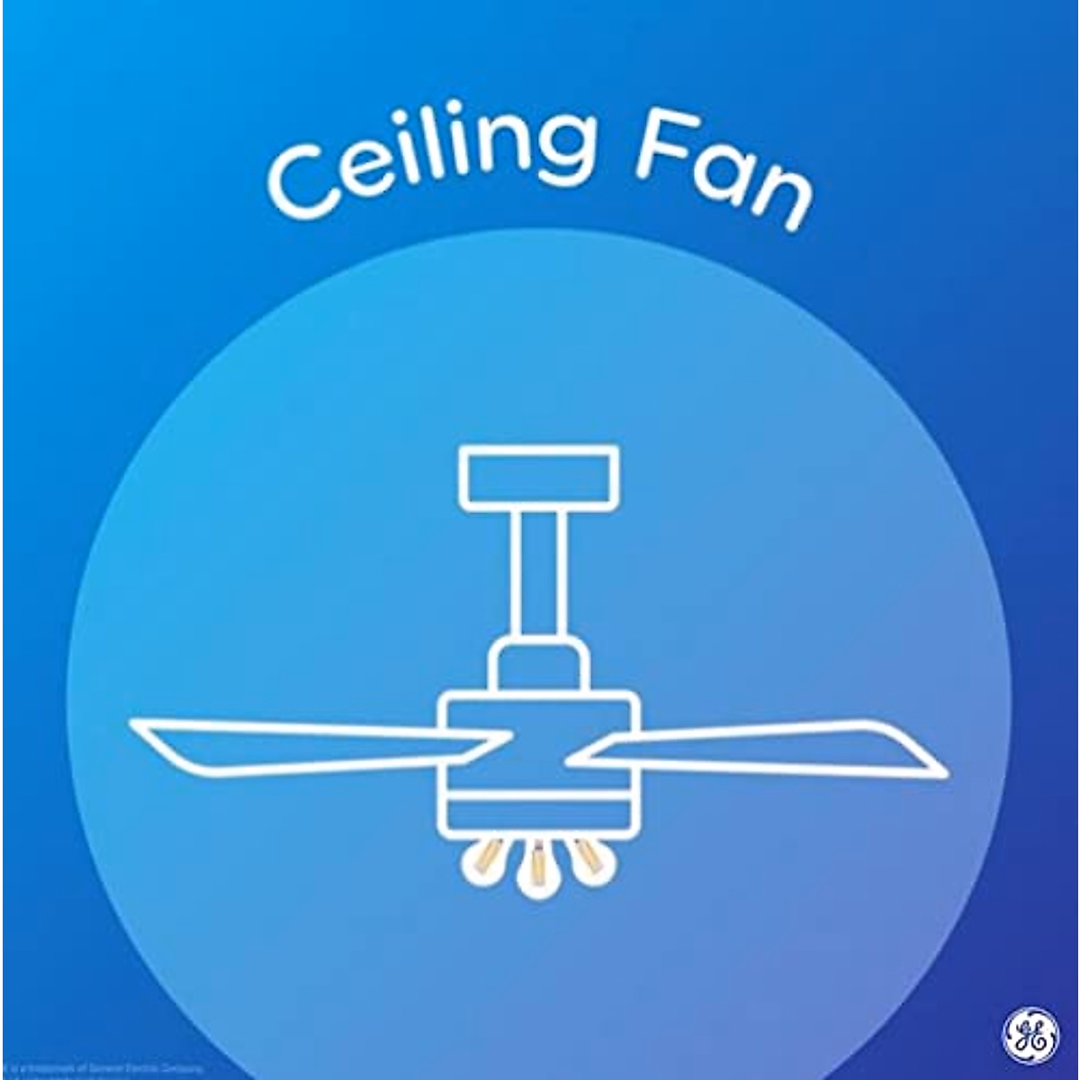 GE Refresh LED Light Bulbs, 40 Watt, Daylight, A15 Ceiling Fan Bulbs, Clear Finish (2 Pack)