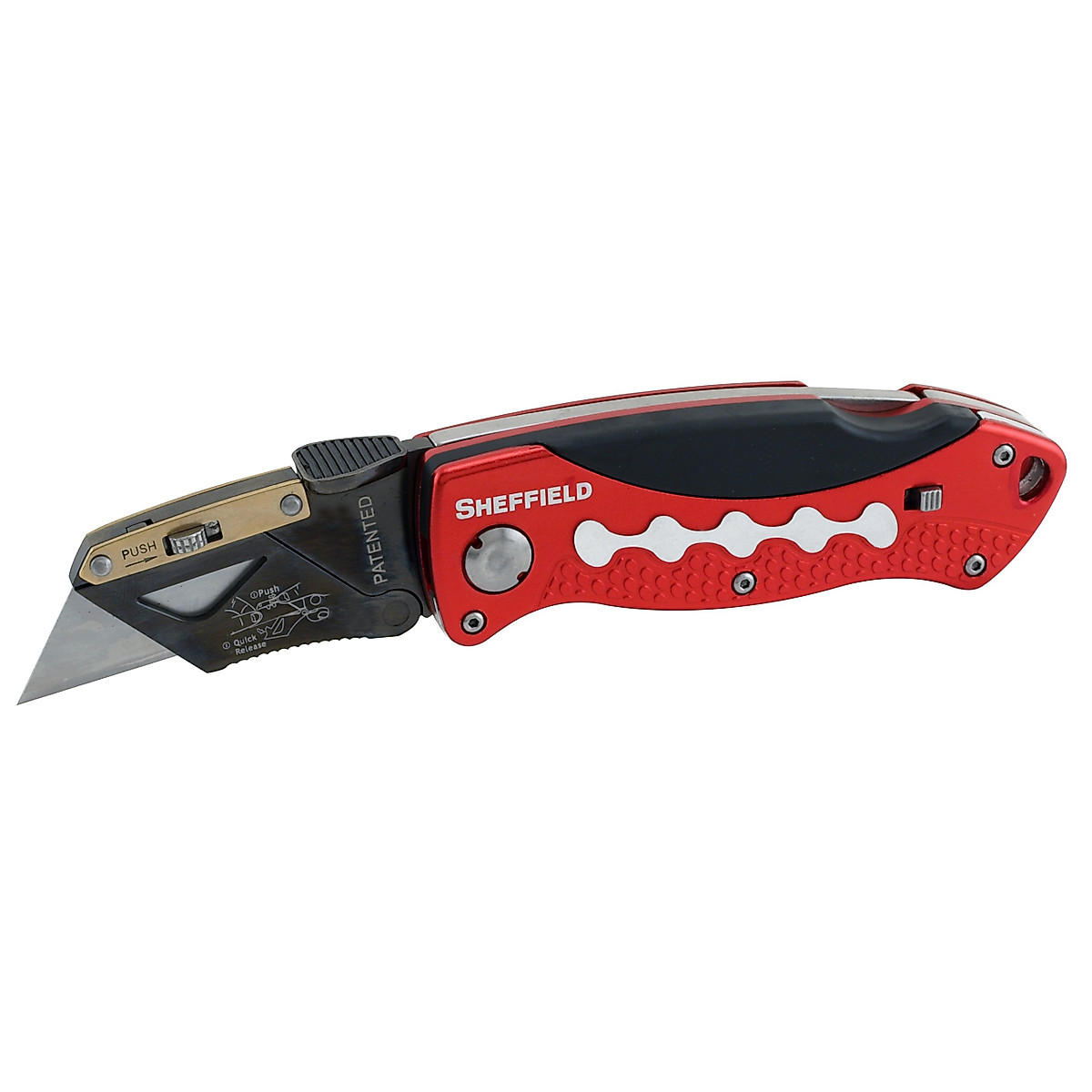 Sheffield 58119 Quick Change Folding Lockback Utility Knife