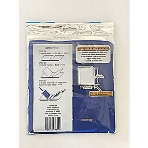 Jumbo Book Cover - Blue Premium Edition Super Stretch XXL - Fits 10" X 15" Textbooks by It's Academic