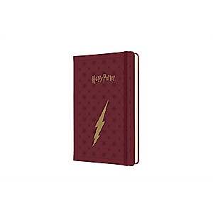 Moleskine Limited Edition Harry Potter 12 Month 2022 Daily Planner, Hard Cover, Large (5" x 8.25"), Bordeaux Red