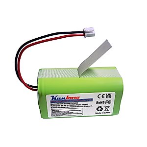 kunbow 3200mAh Li-ion Battery,Replacement Battery for Shark ION Robot RV700_N,RV720_N,RV725_N,RV750_N,R87,RV763,RV765,RV771,RV772 RV913S,RV1001AE,RV2502AE,Shark AI Robot PRO RV2001WD,AV2501AE,AV2501S