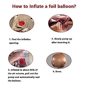 Rose Gold Balloon Arch Kit, 131PCS Balloon garland kit with Foil Curtain for Baby Shower Wedding Birthday Bachelorette Holiday Anniversary Graduation Party Decorations Supplies for Girls and Women