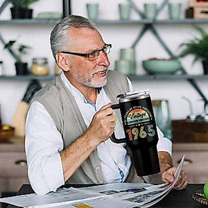60th Birthday Gifts for Men/Women, Vintage 1965 Birthday Insulated Tumbler 40oz, 1965 Birthday Gifts for Men, Birthday Gifts for Men Turning 60 Year Old Gifts For Men Him Friend Husband Dad Grandpa