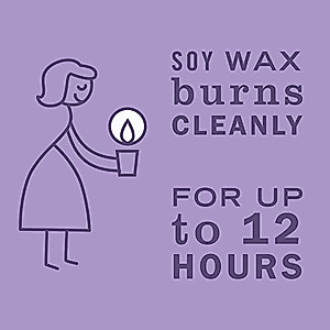 Mrs. Meyer's Scented Soy Tin Candle, 12 Hour Burn Time, Made with Soy Wax and Essential Oils, Lilac, 2.9 oz