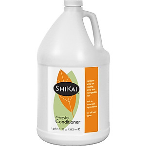 ShiKai Everyday Hydrating Conditioner (Unscented, 1 Gallon) | with Borage & Jojoba Oil | Promotes Healthy Scalp | Nourish & Shine | Vegan, Plant-Based
