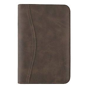 AT-A-GLANCE Simulated Leather Undated Starter Set, D43074 DAY-TIMER, Portable Size, Distressed Brown (033-0140-04)