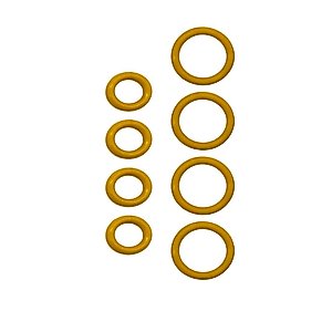 O Ring Seal Kit Gasket Kit F4TZ-6N653-A F4TZ-6N653-B replacement for Ford 7.3L Powerstroke Diesel Turbo Pedestal