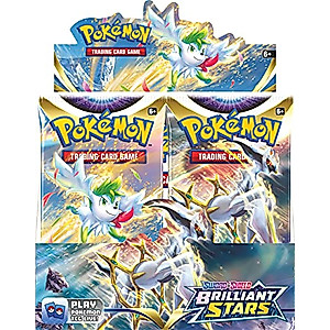 Pokemon TCG: Sword & Shield Brilliant Stars 36 Count Booster Box