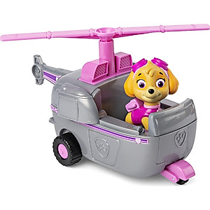 Paw Patrol, Skye’s Helicopter Vehicle with Collectible Figure, for Kids Aged 3 and Up