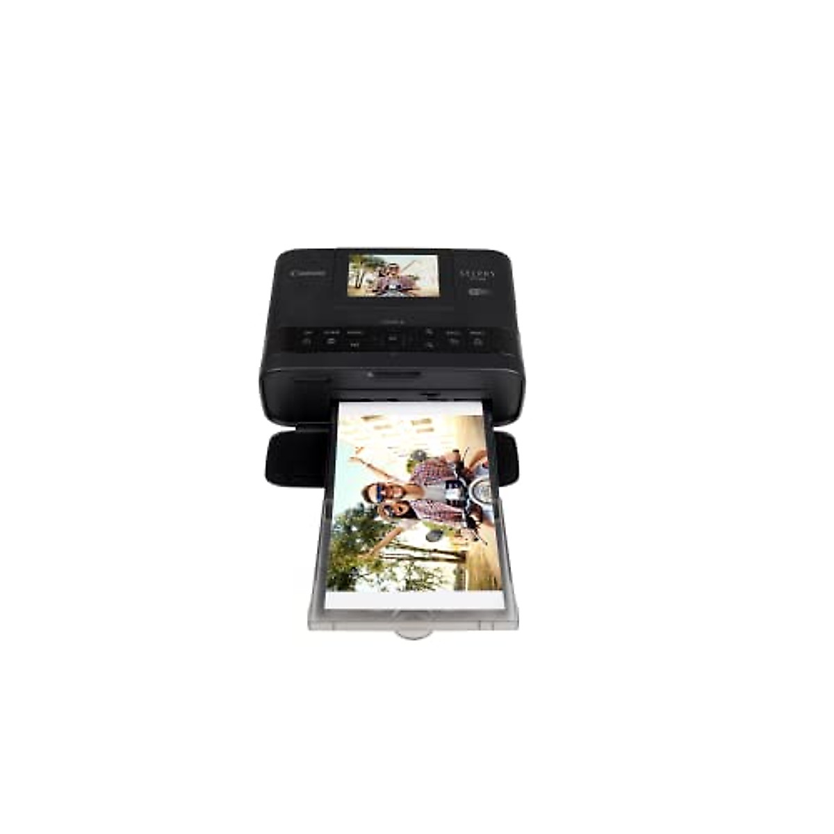 Canon SELPHY CP1300 Wireless Compact Photo Printer + RP-108 High-Capacity Color Ink/Paper Set Bundle, Black