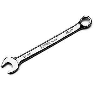 Capri Tools 19 mm Combination Wrench, 12 Point, Metric, Chrome (1-1319)