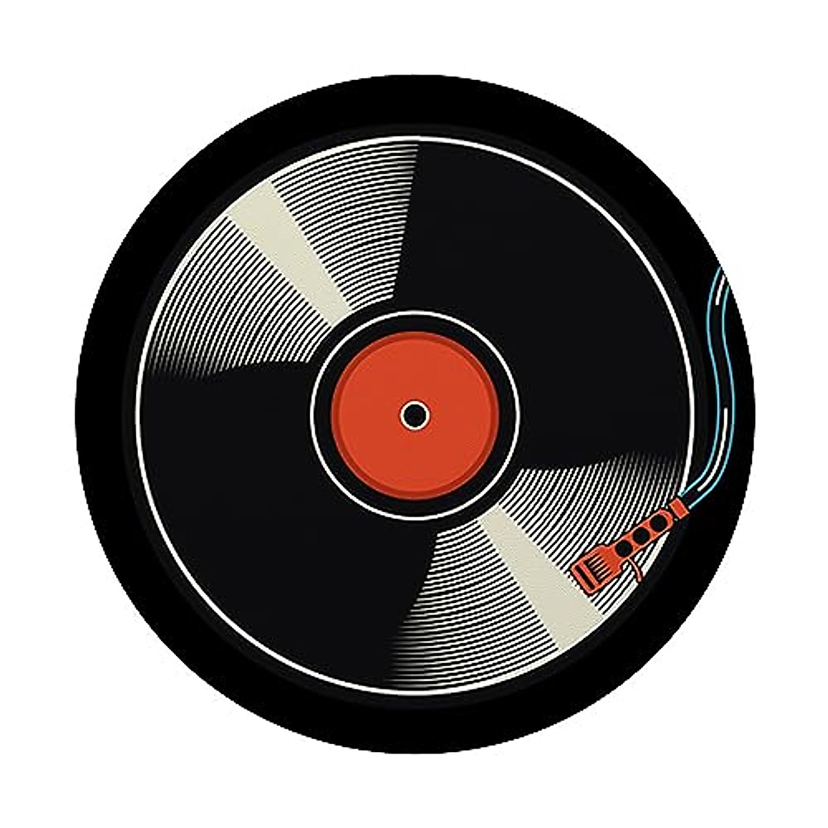 Vitage Retro Vinyl Record Music Disc Novelty Graphic Designs PopSockets Standard PopGrip