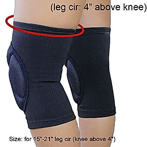 GRANDCOW Knee Pads for volleyball Work Construction Gardening Cleaning and Dance dancing Knee Protective Pad Protection for adult Youth kids women men (1 Pair/2 pcs Knee Pads included)