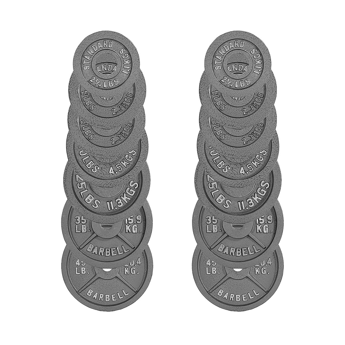 Cap Barbell 300 Pound Olympic Set, Grey