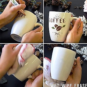 SOONPAM Liquid Chalk Markers Metallic Color Chalk Pens 6mm Bold Tip Erasable Liquid Chalk Pen for Blackboards Chalkboard Bistro Menu Window 8 Pack