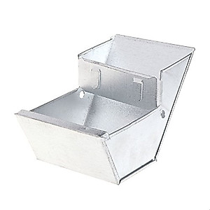 PAPABA Rabbit Hutch Trough Feeder Drinker Pet Food Bowl Rabbit Feeder Hay Rack Hay Food Bin Feeder for Farming Animals Random