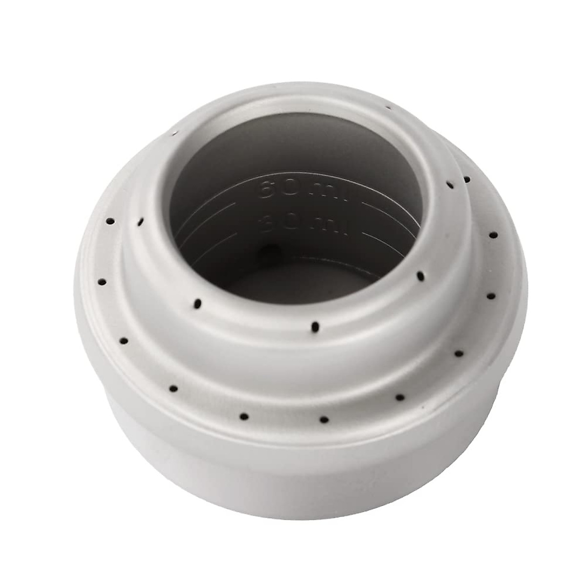 SILVERANT Titanium Ultralight Alcohol Multifuel Stove With Windshield & Cross Stand - For Camping, Backpacking, & Hiking With Drawstring Case (Alcohol Stove with Wind Shield)