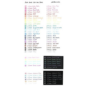 Pilot Juice 0.5mm Color Gel Ink Ballpoint Pen, Metallic Pink (LJU-10EF-MP)