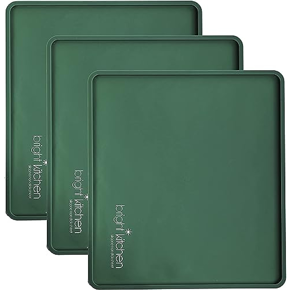 3 Edge Fruit Leather Silicone Dehydrator Sheets Compatible With Magic Mill Pro & BioChef Arizona 6 Tray Non Stick Dryer Mats for Jerky, Fruit, Herbs, Chips, Flax Crackers Crusts Tray Lip Liners