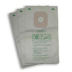 Hoover Type K Canister 2 Ply Vacuum Paper Bags 3 P
