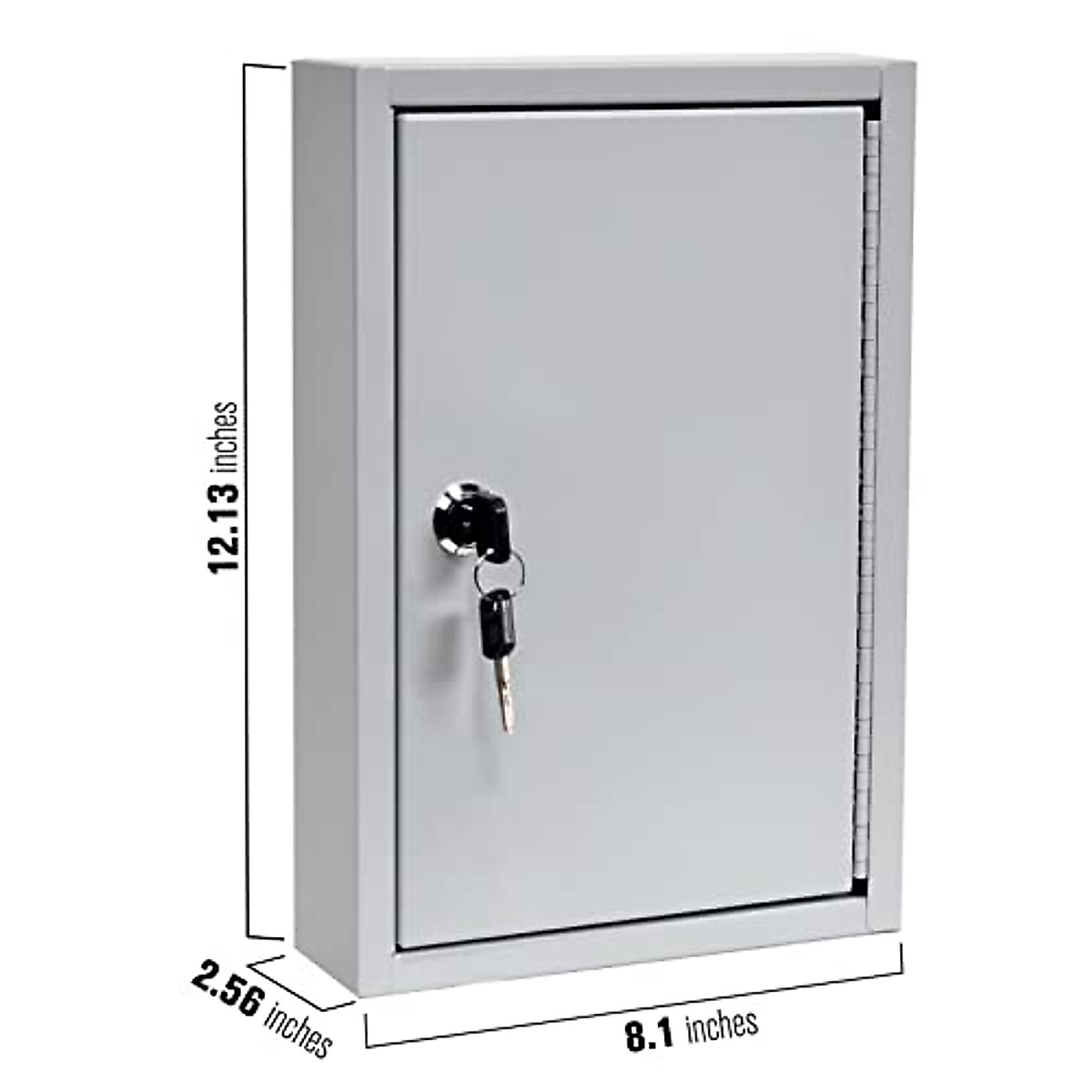 STEELMASTER by BankSupplies 30 Key Cabinet | Single Lock Control Key Box | Welded 22 Gauge Steel Construction | Scratch Resistant | Write-On Key Tags for Easy Identification