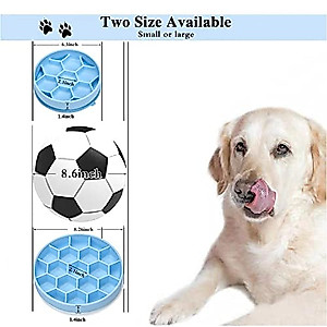 ALLYGOODS Silicone Slow Feeder Dog Bowls Large Breed/Medium Sized Dog/Small Breed - Dog Food Bowls for Large/Medium/Small Sized Dog - Dog Dishes for Big/Large/Medium/Small Breed Dogs Slow Feeder