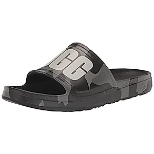 UGG Men's Wilcox Slide CAMOPOP Sandal, Black, 10