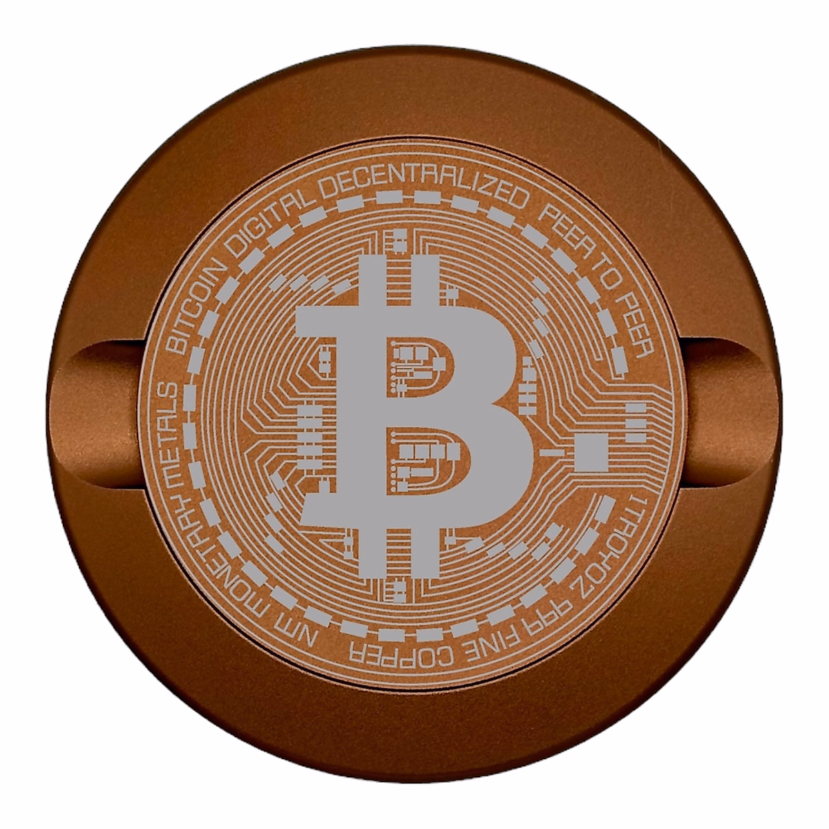 Edition 014: Bitcoin | Snus Can | Snus Container | Zyn Metal Can | Metal Zyn Container | Zyn Holder | Metal Snus Container | Smell Proof Container | Aluminum Zyn Container (Copper)