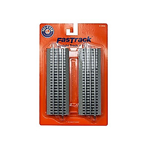 Lionel FasTrack 10” Straight Track, Electric O Gauge, 4-Pack