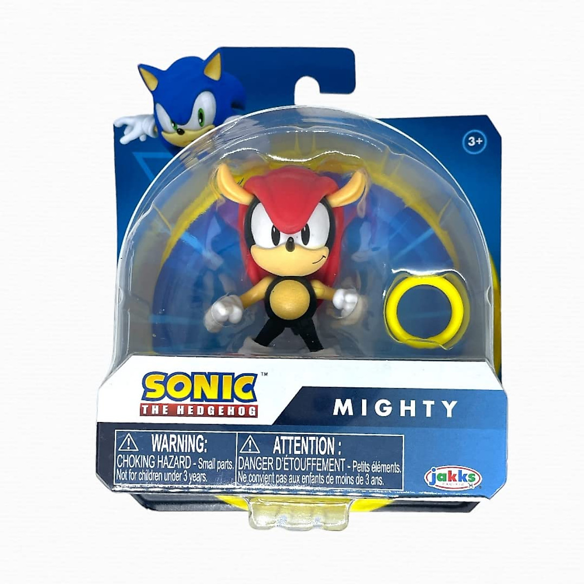 Sonic The Hedgehog Deluxe Version Mighty 2.5" with SEGA Ring Figure