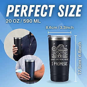 Onebttl Roller Coaster Gifts Tumbler Travel Coffee Mug, Stainless Steel Insulated with Lid 20oz/590ml