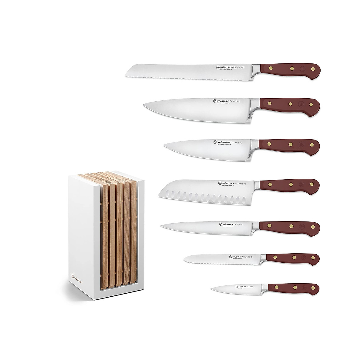 WÜSTHOF Classic Tasty Sumac 8 Piece Knife Block Set