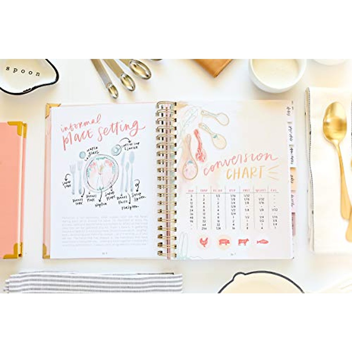 Paper Peony Press The Keepsake Recipe Book: A Blank Recipe Notebook To Write In Your Own Recipes & Create Your Own Cookbook Journal (Spiral-Bound Premium Hardcover Edition)
